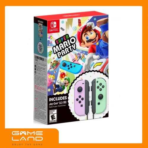 Promo Super Mario Party Joy-Con Bundle Pastel Purple / Pastel Green ...