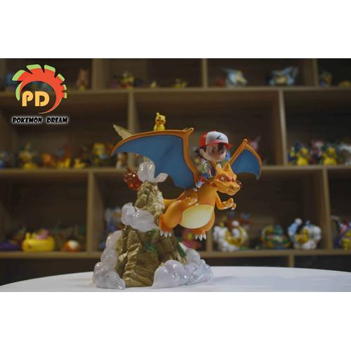 Jual Pokemon Dream Studio Charizard & Ash Pokemon FIGURE STATUE - Full ...