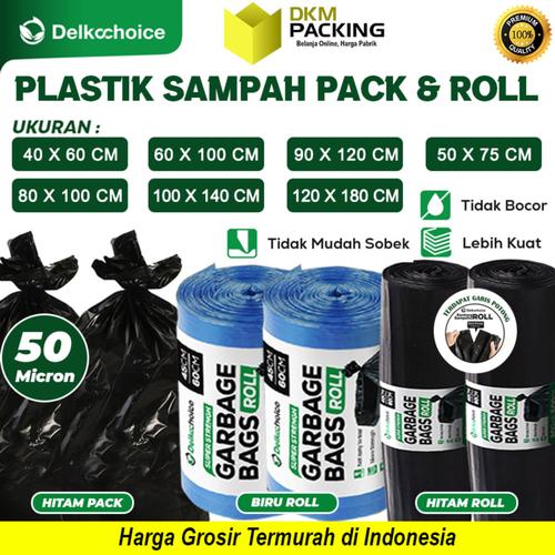 Jual Kantong Plastik Sampah Jumbo Tebal Premium Trash Bag Delkochoice ...
