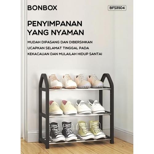 Jual Rak Sepatu 3 Susun Mini Pipa Besi Galvanis Stainless Anti Karat ...