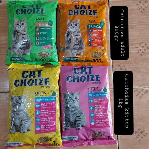 Jual Cat Choice choize 800gr adult tuna salmon 1kg kitten tuna salmon ...