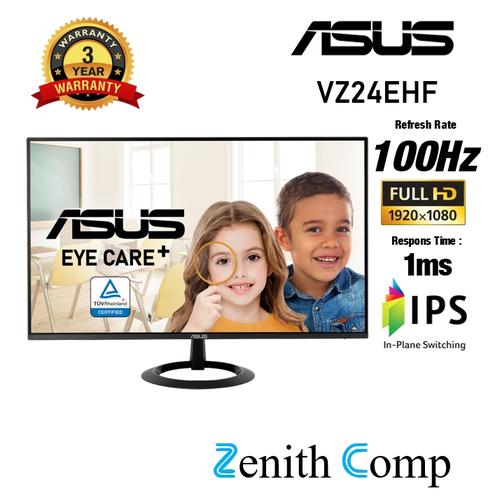 Jual Monitor ASUS VZ24EHF 24" IPS 100Hz 1ms, SLIM & FRAMELESS - Kota ...