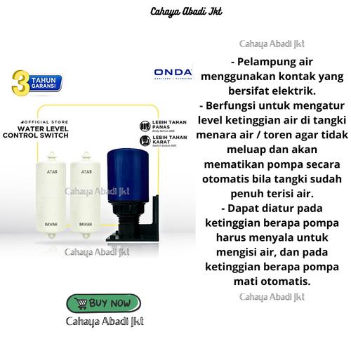 Jual Pelampung Radar ONDA/Otomatis Radar Toren Air/Tandon Level Switch ...