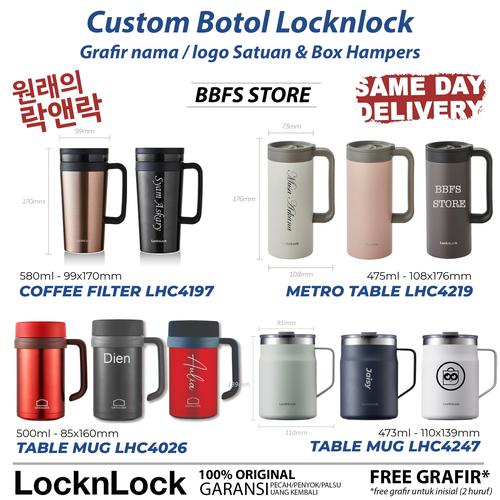 Jual LocknLock Exclusive Tumbler Metro Table Mug 475ml LHC4219 Mug ...