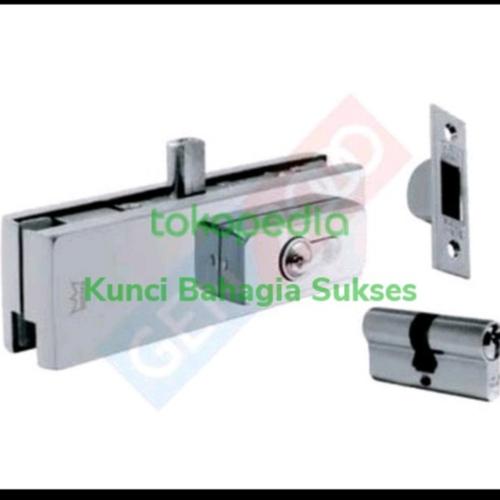 Jual KUNCI PINTU KACA FRAMELESS DORMA US-10+CYLINDER PATCH FITTING ...