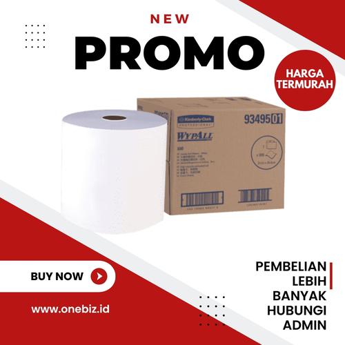 Jual Tissue/Majun/Lap/Kain Lap Reusable WYPALL X60 WIPERS, 900/ROLL ...