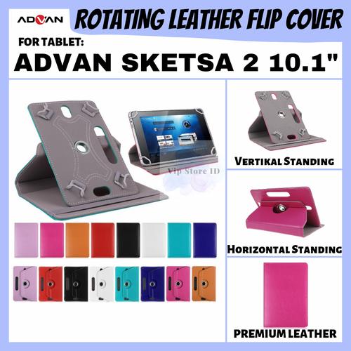 Jual ADVAN TAB SKETSA 2 10.1 INCH TIGER T310 ROTATE FLIP CASE CASING ...