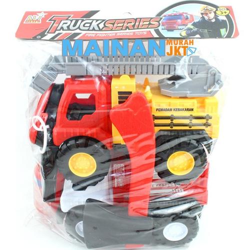 Jual Mainan Anak Ak107 Isi 2 Truck Series Set Mobil Mobilan Pemadam ...