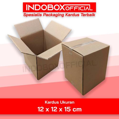 Jual KOTAK 12x12x5 cm PACKING BOX Kardus Packaging Corrugated POLOS ...