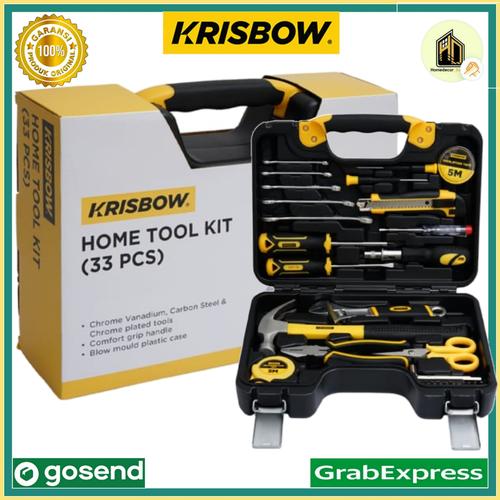 Promo Krisbow Set 33 Pcs Perkakas Mekanik Dengan Kotak Penyimpanan / toolset - Kota Bandung ...