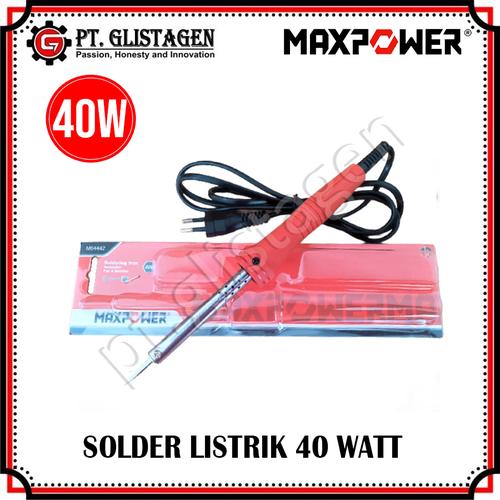 Jual Max Power Solder Listrik 40 Watt Panjang Plastik Soldering Iron ...