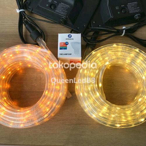 Jual Lampu LED Strip Selang Solar Cell 10Meter+Remote/LED selang sollar ...