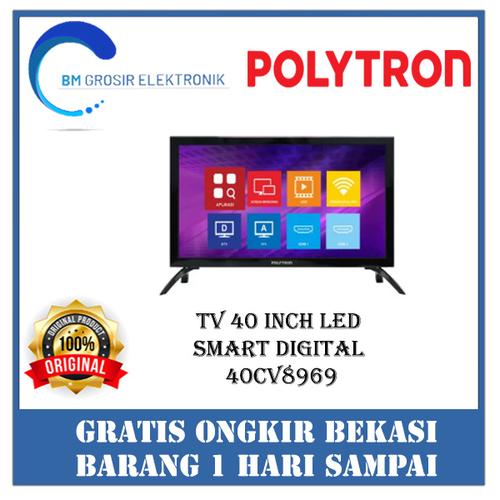 Jual POLYTRON TV LED 40 INCH PLD 40CV8969 SMART DIGITAL TELEVISI - Kota ...