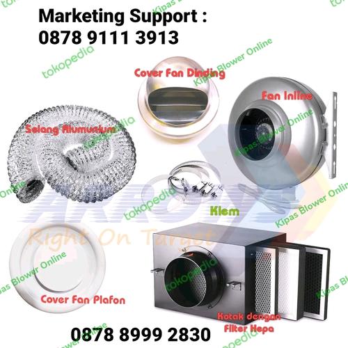 Jual Paket Box Hepa Filter Blower Hepa Filter 8 inch Fan Hepa Filter 8 ...