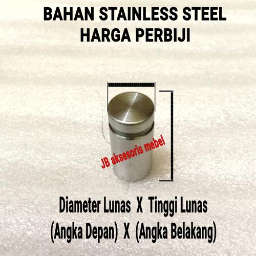 Jual PEN IKLAN STAINLESS / BAUT STABIL KACA AKRILIK / SIGN BOARD ...