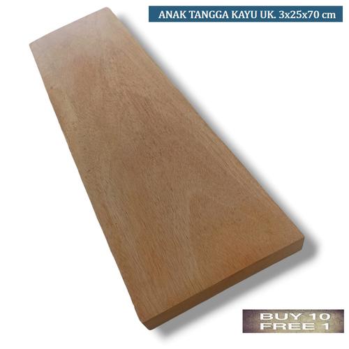 Jual Anak Tangga Kayu Papan Mahoni Ukuran 25 x 70 Baru Tanpa Sambungan ...