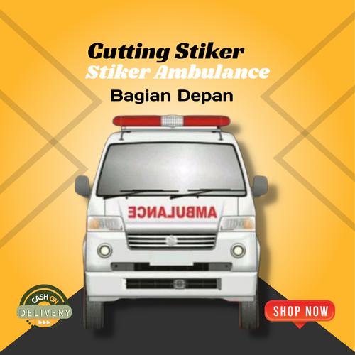 Jual Stiker Ambulance mobil side depan mirror mobil apv - Putih - Kab ...
