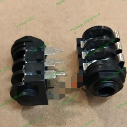 Jual soket socket akai toa 6.5mm kelabang 6pin 6 pin 6 kaki stereo ...