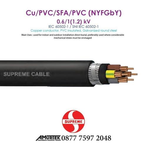 Jual NYFGBY 4x120mm SUPREME/ GBY 4 x 120mm/ KABEL TANAH/ KABEL TANAM ...