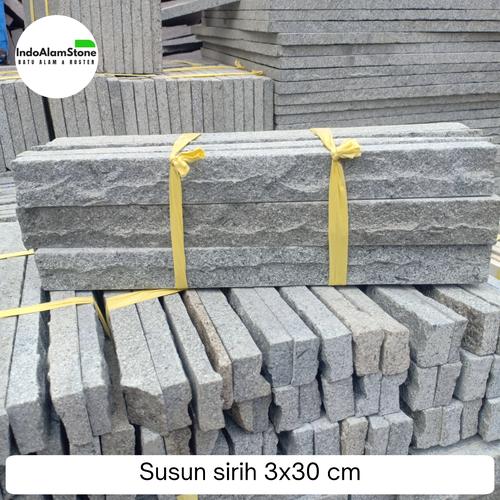 Jual batu alam susun sirih andesit - 3x30 - Kab. Tangerang ...