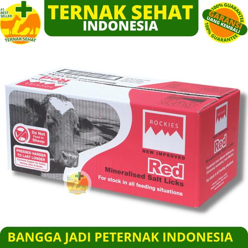 Jual MINERAL BLOK RED ROCKIES 10kg - Mineral blok Kuda dan Sapi - Kota ...