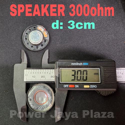 Jual Loudspeaker speaker 300ohm diameter 3cm 30mm - Kota Bandung ...
