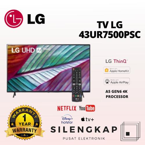 Jual LG LED TV 43UR7500 SMART TV 4K UHD AI THINQ 43 INCH 43UR7500 ...