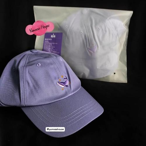 Jual BTS FESTA BALL CAP 10th Anniv - Purple Whale - Official Topi ...