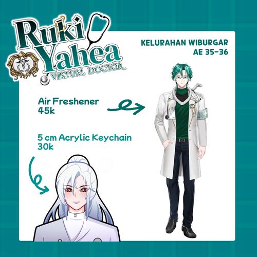 Jual Parfum Mobil Ruki Yahea V-Doctor (VTuber ID) | Custom Air Freshner ...
