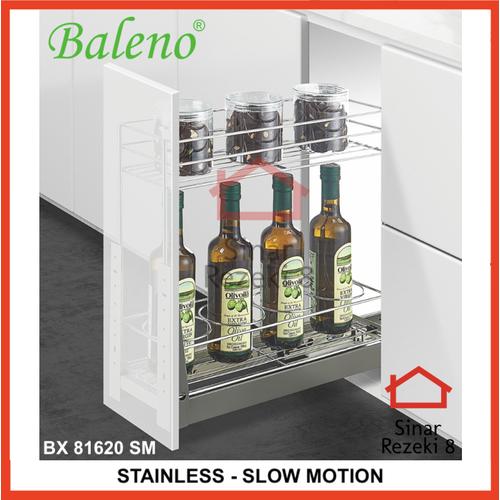Jual Rak Tarik Dapur Vitco XC 27316 SLOW MOTION STAINLESS Bumbu Botol ...