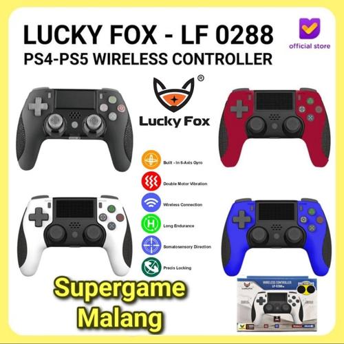 Jual Stik PS4 Lucky Fox Wireless Pro Series PS 4 LF 0288 PC Android ...