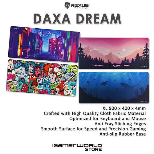 Promo Rexus Daxa Dream Deskmat XL Gaming Mousepad - DEEP UNDERSEA ...