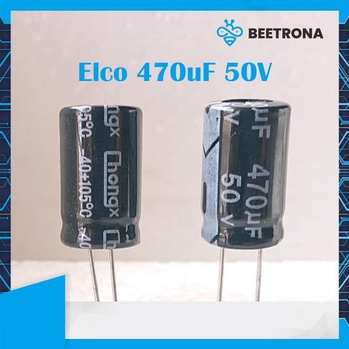 Jual Kapasitor Elco 470uF 50V 470 micro Farad Capacitor - Kab. Sleman ...