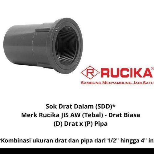 Jual Sok Drat Dalam (SDD) PVC Rucika Drat x Pipa 2" inch - Jakarta ...