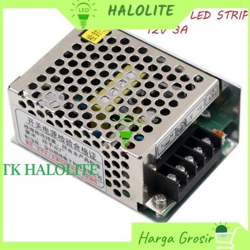 Jual Trafo DC 12 Volt 3A / Trafo LED Strip / Power Supply / Adaptor 12 ...