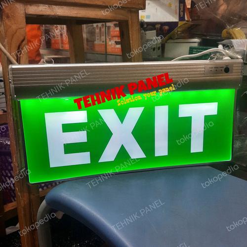 Jual Lampu Emergency EXIT Acrilic LED / Lampu Darurat EXIT LED ...