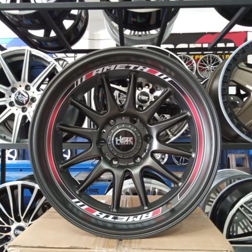 Jual Velg mobil racing HSR Ameth R18 New Pajero sport fortuner ford ...