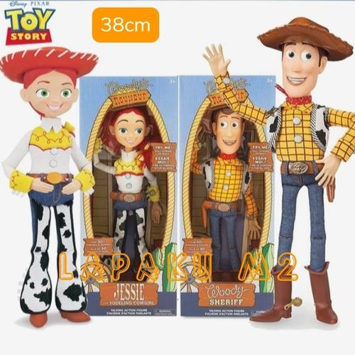 Jual Figure Boneka Toy Story Talking Woody Original Disney Pixar ...