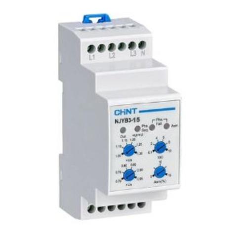 Jual Relay Over/Under Voltage Phase Failure/Sequence, Unbalance Chint ...