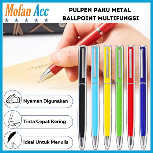 Jual Pulpen Paku Metal / Ballpoint Alat Tulis Sekolah Kantor Multifungsi - Jakarta Selatan ...