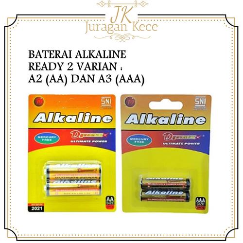 Jual Baterai Alkaline Dynamax A2 / A3 ISI 2 PCS Batu Battery AA / AAA ...