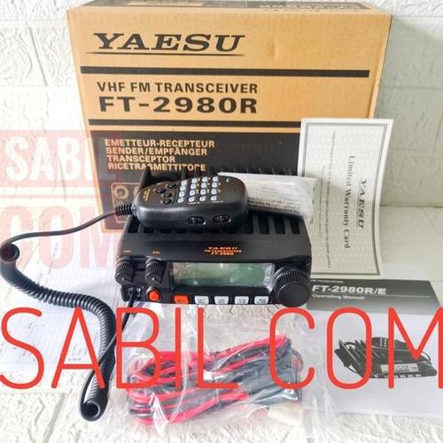 Jual Radio Rig Yaesu Ft2980 Vhf Yaesu Ft 2980R Vhf 80Watt - Radio Rig Mobil - Jakarta Pusat ...