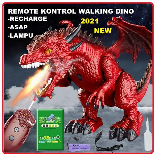 Jual MAINAN REMOTE CONTROL WALKING DINOSAURUS DINO ASAP UAP DRAGON ...
