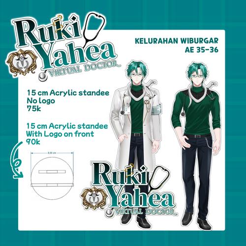 Jual Standee Akrilik Ruki Yahea V-Doctor (Vtuber ID) | Acrylic Standee ...