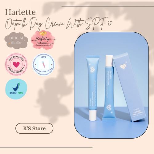 Promo Harlette Oatmilk Day Creme 25g with SPF 15(Sensitive, Acne Prone ...