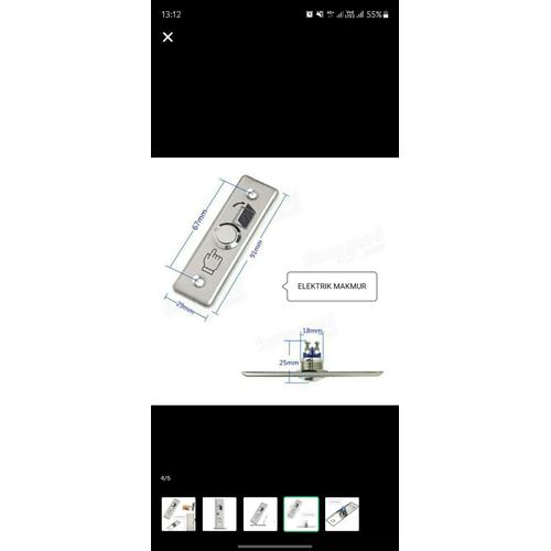 Jual Cover Push Button Akrilik - Kota Bekasi - Omarmika | Tokopedia