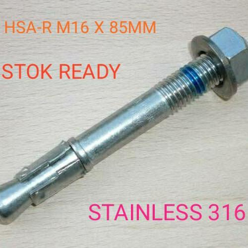 Jual HILTI DYNABOLT DINABOLT TRUBOLT ANCHOR HSA-R M16 X 102MM SUS 316 ...