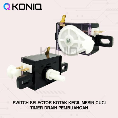 Jual SWITCH SELECTOR KOTAK KECIL MESIN CUCI / TIMER SWITCH DRAIN ...