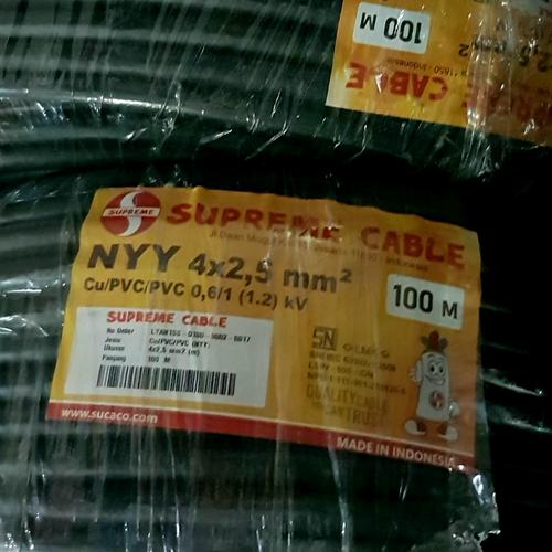 Jual Kabel Listrik NYY 4x2 5mm SUPREME 50m NYY 4x2 5 4x2 5mm 50 Meter