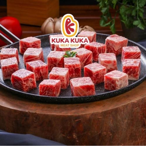 Jual Daging Sapi Beef Wagyu Saikoro Cubes Meltique Fresh Cut! - 250 Gr ...